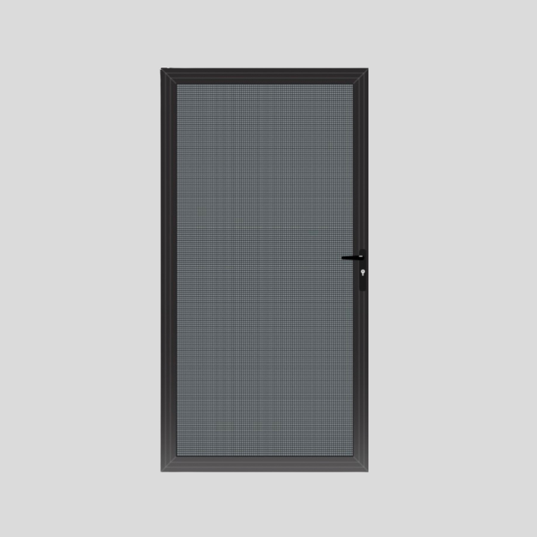 Single Hinged Security Screen Door - Majestec