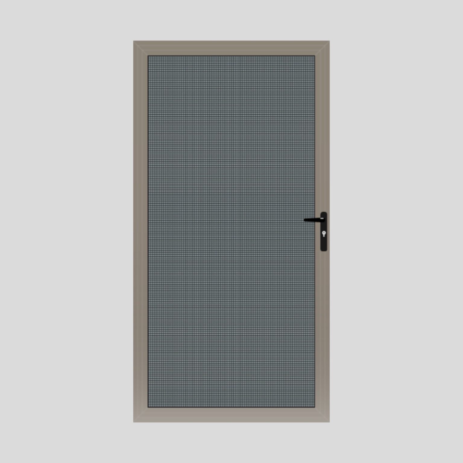 Single Hinged Security Screen Door - Majestec